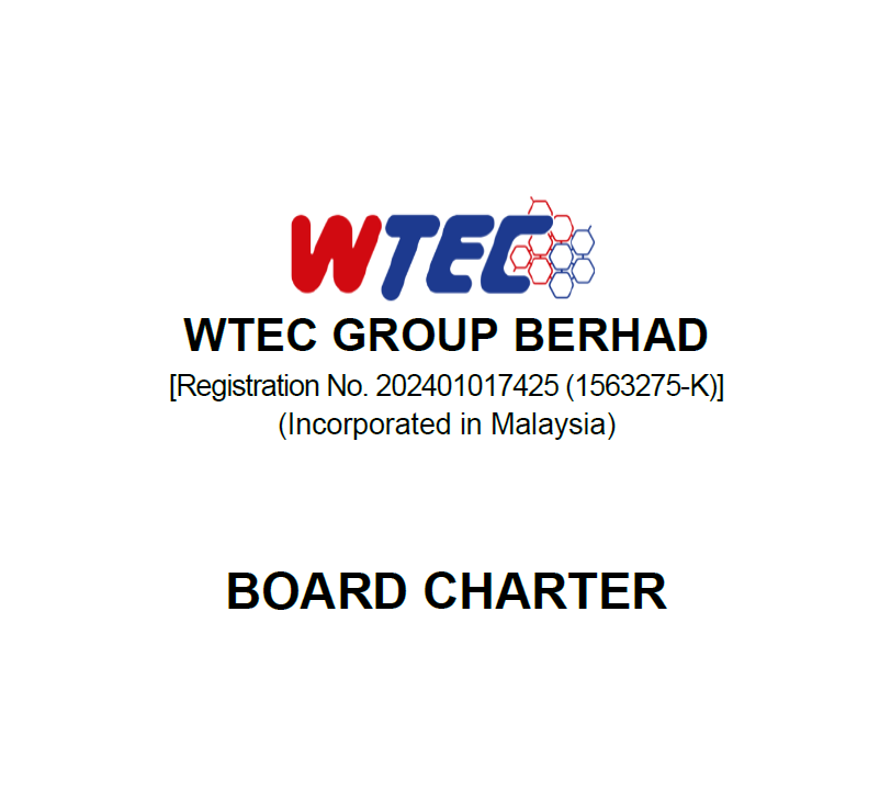 Board Charter - WTEC